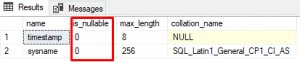 Sysname datatype and NULL column constraint | SQL CHIT CHAT … Blog about Sql Server